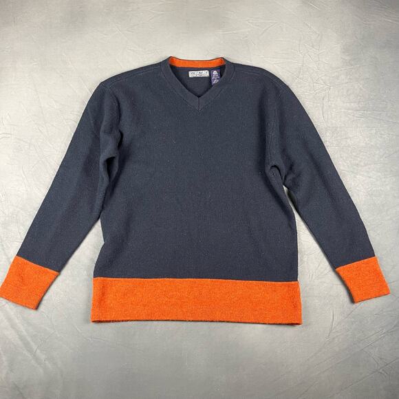 Woolmark | Sweaters | Vintage Structure Shetland Wool Sweater Men Small ...
